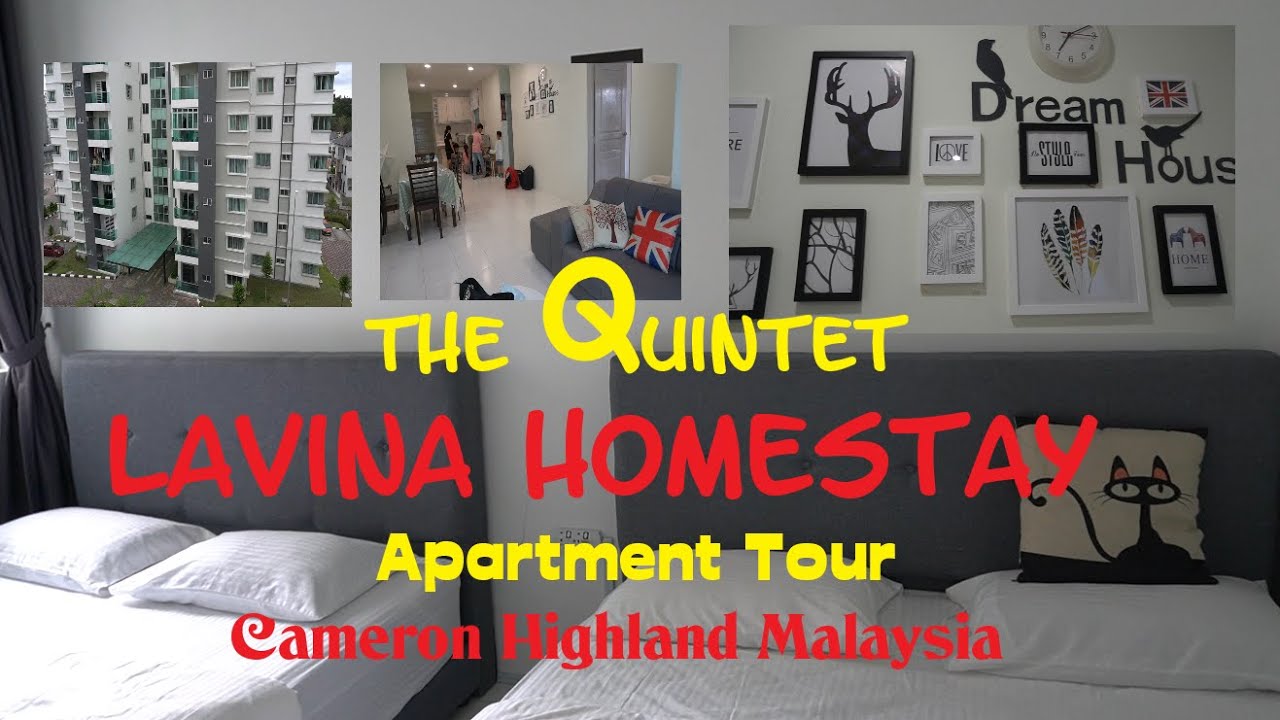 THE Quintet| Lavina Homestay Apartment Tour| CAMERON HIGHLAND MALAYSIA ...