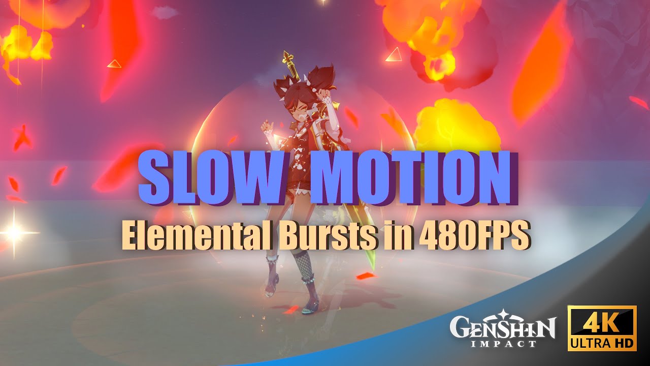 Elemental Bursts in slow motion (Liyue 4stars)⭐⭐⭐⭐ | Genshin Impact ...