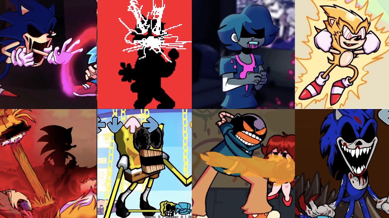 Transformation of FNF bosses 3.5 | friday night funkin animation - YouTube