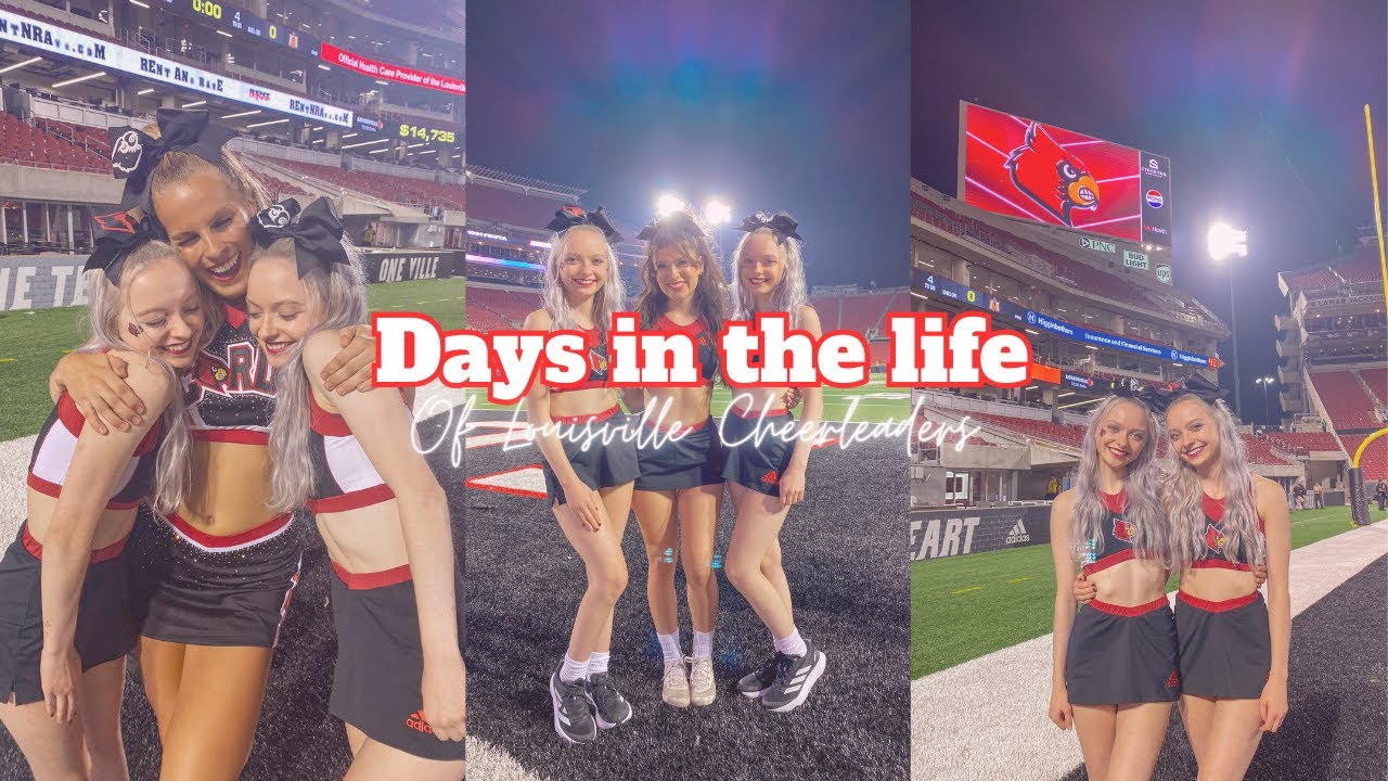 Days in the life of college cheerleaders I UofL I Gameday I Gear Haul ...