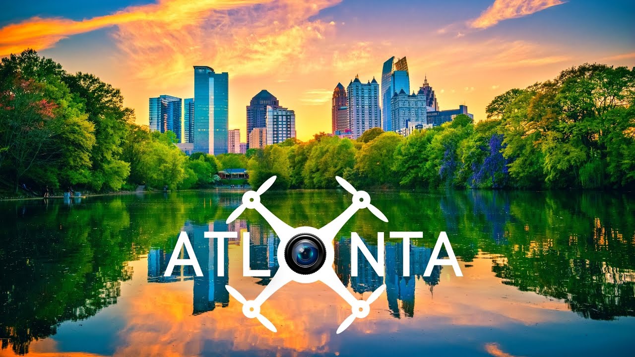 Aerial View of 𝗔𝗧𝗟𝗔𝗡𝗧𝗔 City 🇺🇸 Georgia | Drone View | Dr Drone - YouTube