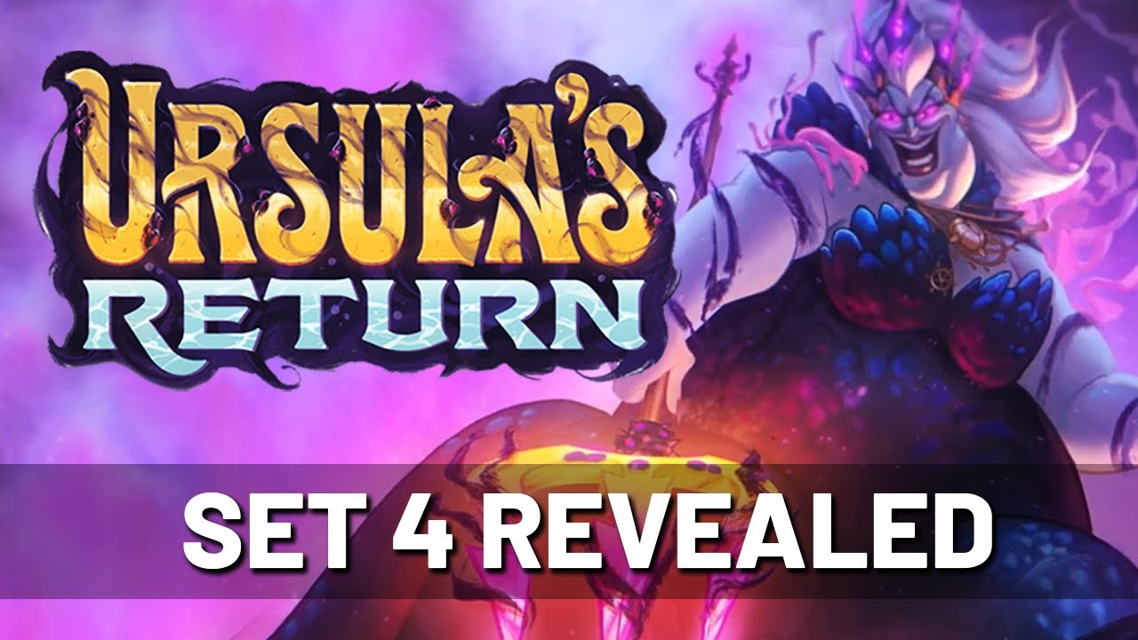 URSULA’S RETURN! Lorcana Set 4 Announcement! Madrigal Cards Revealed ...