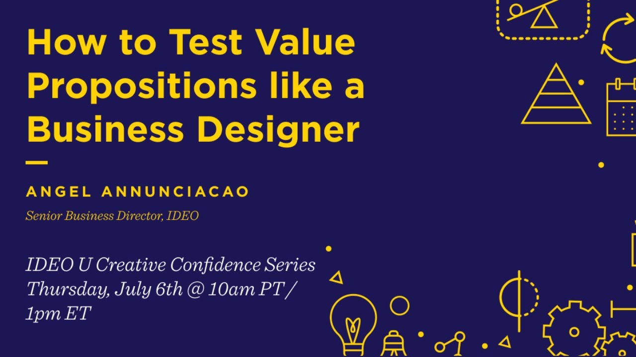 How to Test Value Propositions like a Business Designer - YouTube