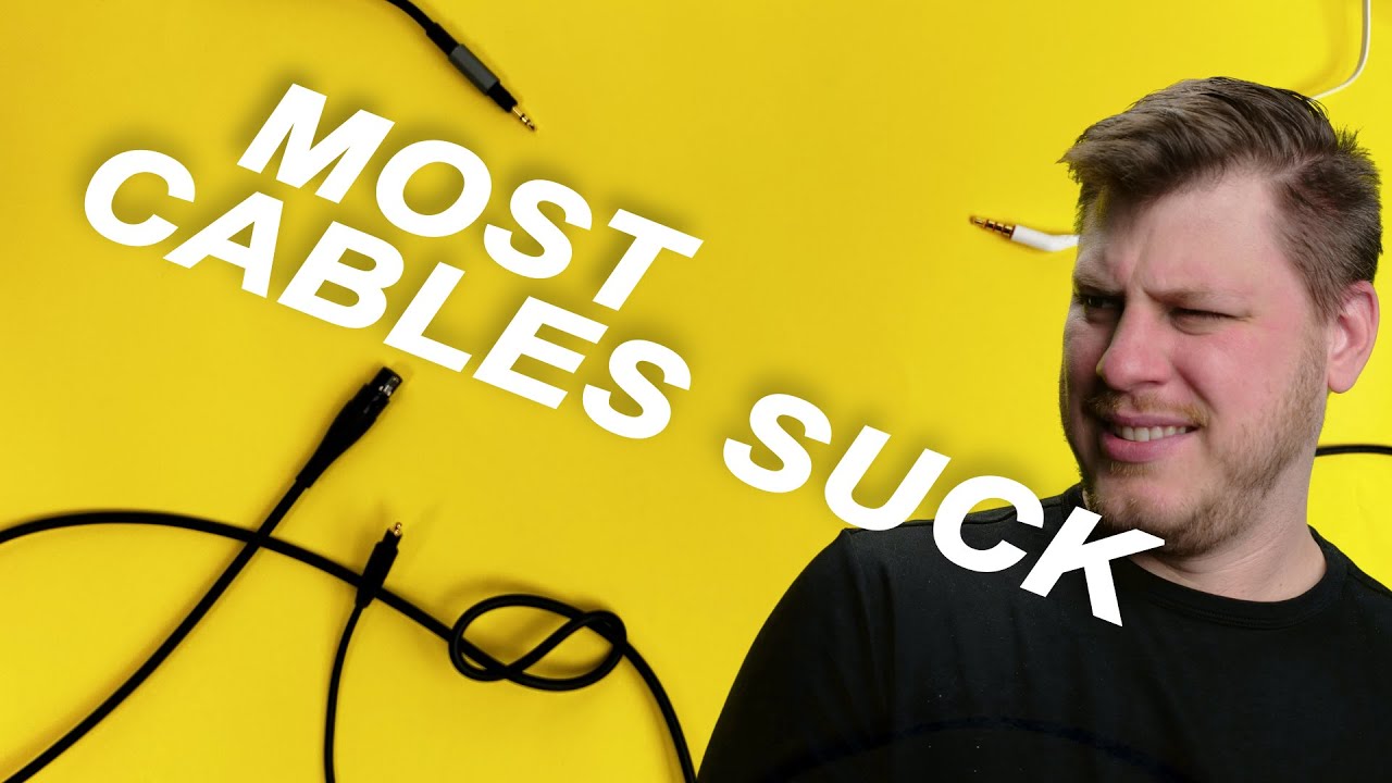 WHY many headphones come with BAD cables - YouTube