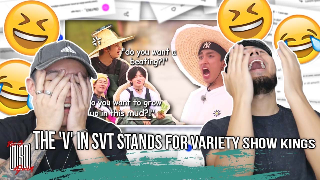 the 'v' in svt stands for variety show kings | NSD REACTION - YouTube