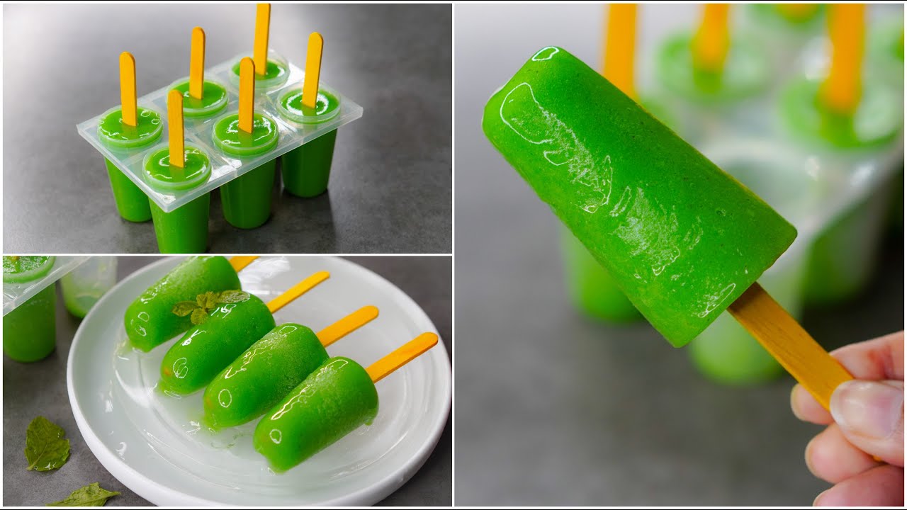 Raw Mango Lolly Ice Cream | Raw Mango Ice Cream Recipe | T'stove - YouTube