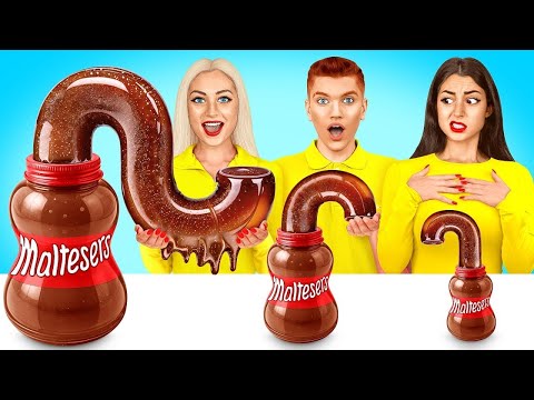 Desafio: Pequeno vs Médio vs Grande | Comer Apenas Doces Gigante VS Minúsculo por RATATA POWER