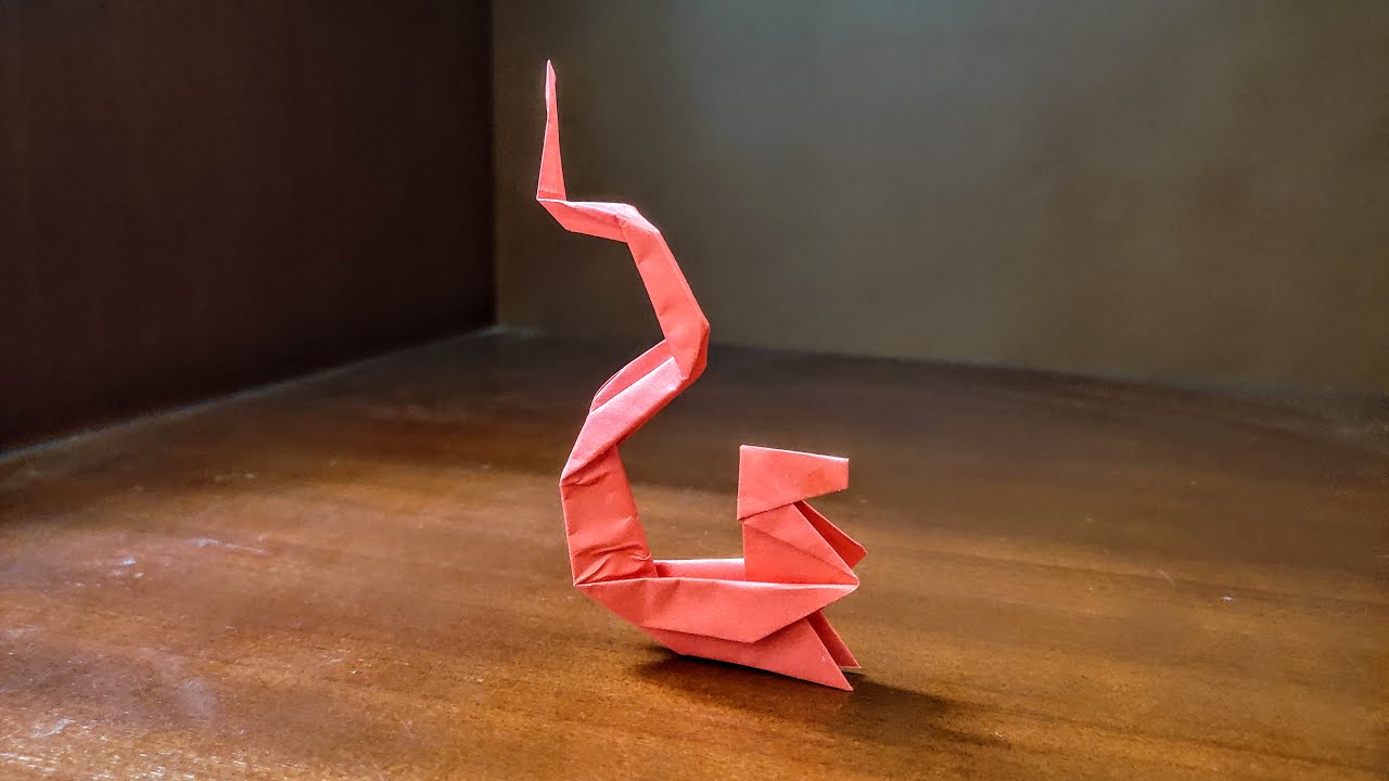 Origami Shin Godzilla Easy | How To Make Shin Godzilla Paper - YouTube