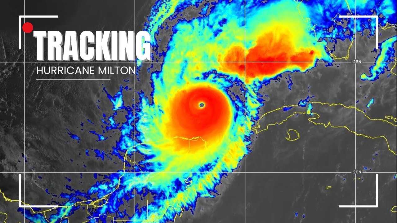 LIVE Webcams + Current Forecast for Hurricane Milton - YouTube