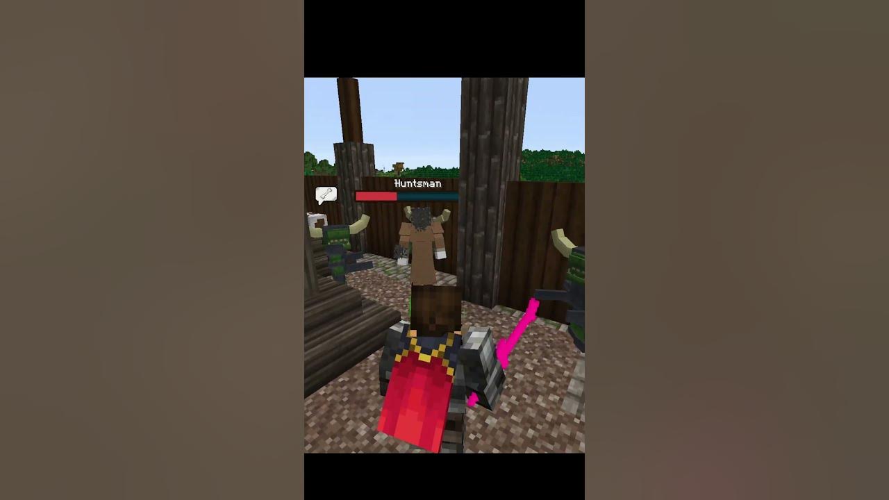 Fighting with bounty hunters and orks Minecraft #shorts - YouTube