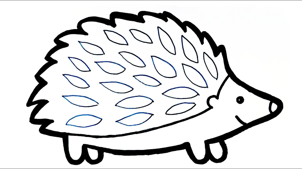 CARA MENGGAMBAR LANDAK | DAN MEWARNAI UNTUK ANAK ANAK - YouTube