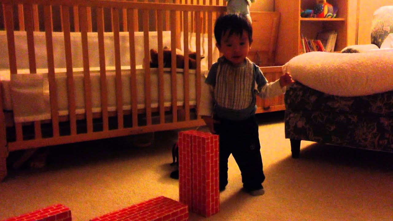 Baby Knocking Down Towers - YouTube