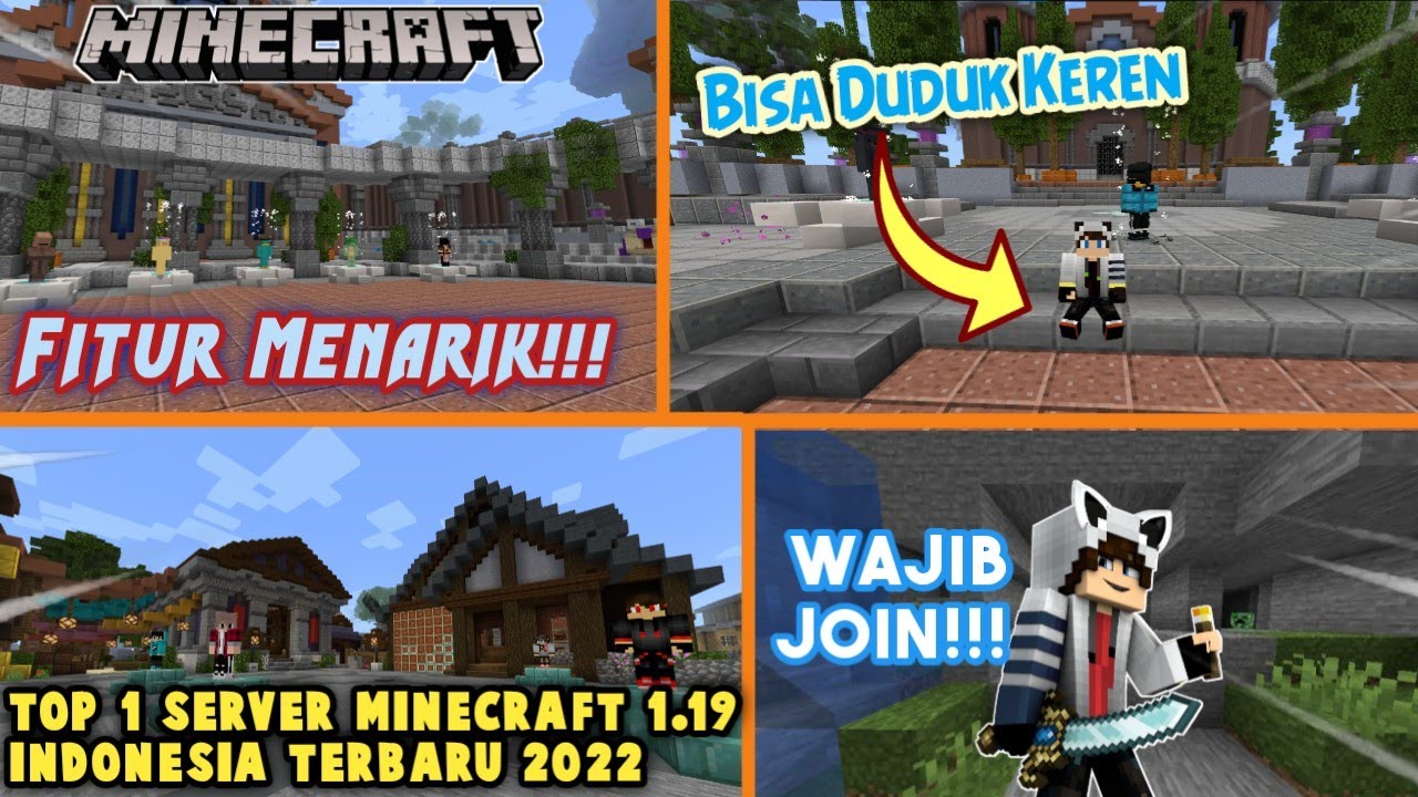 TOP 1 SERVER MINECRAFT INDONESIA TERBARU 1.19 SANS SMP TERBARU 2022 ...