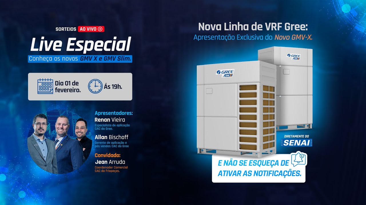 Nova Linha de VRF Gree: Apresentação Exclusiva do Novo GMV-X - YouTube