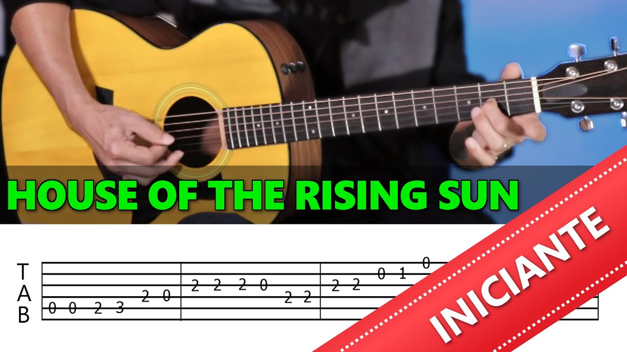 Aula fácil de SOLO DE VIOLÃO para iniciantes (tablatura) HOUSE OF THE ...