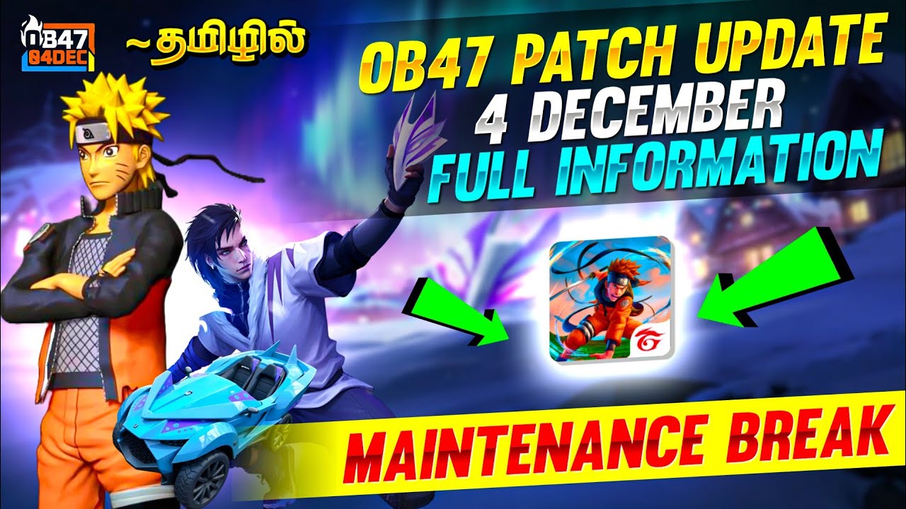 OB47 Patch Update Full Details in Tamil Freefire 🤯☠️| ff Ob47 ...