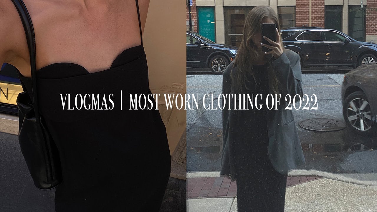 vlogmas day 14 | my most worn clothing of 2022 - YouTube