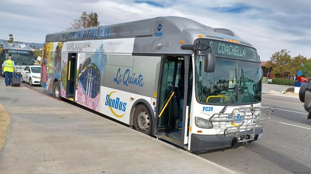SunLine Transit Agency 2021 New Flyer XHE40 #FC20 - YouTube