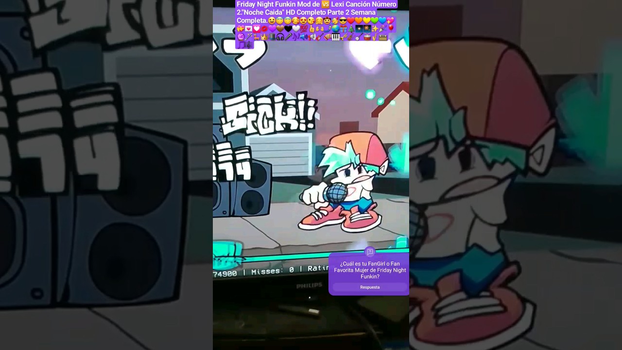 Friday Night Funkin Mod de 🆚 Lexi Canción Número 2.NocheCaida Parte 2 ...