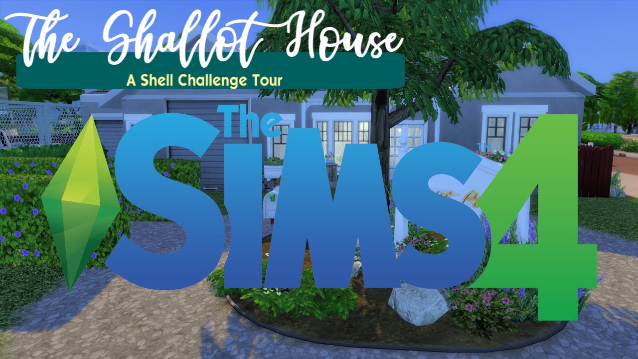 The Shallot House - A Shell Challenge Tour | The Sims 4 - YouTube