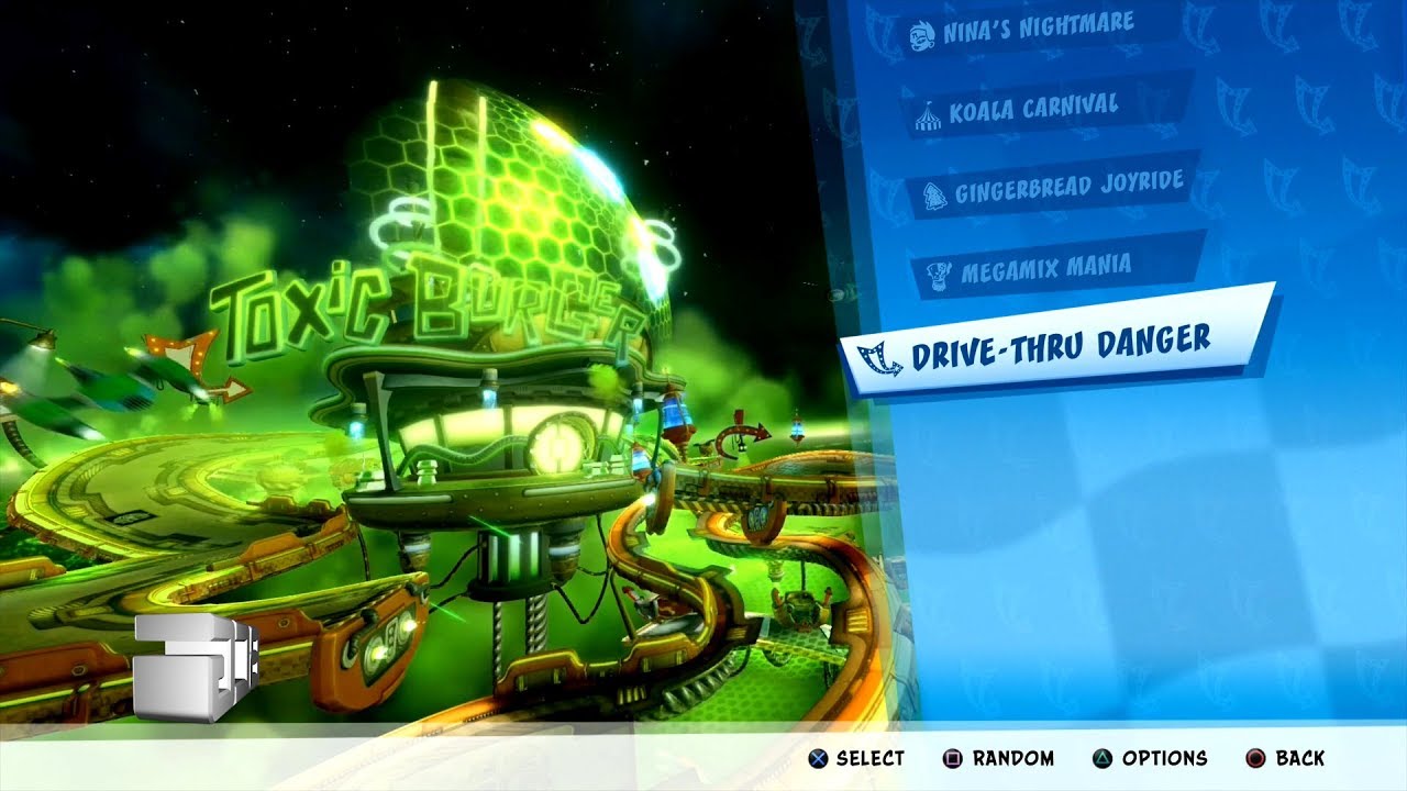 Crash Team Racing Nitro-Fueled All Tracks Select Screen Including DLC ...