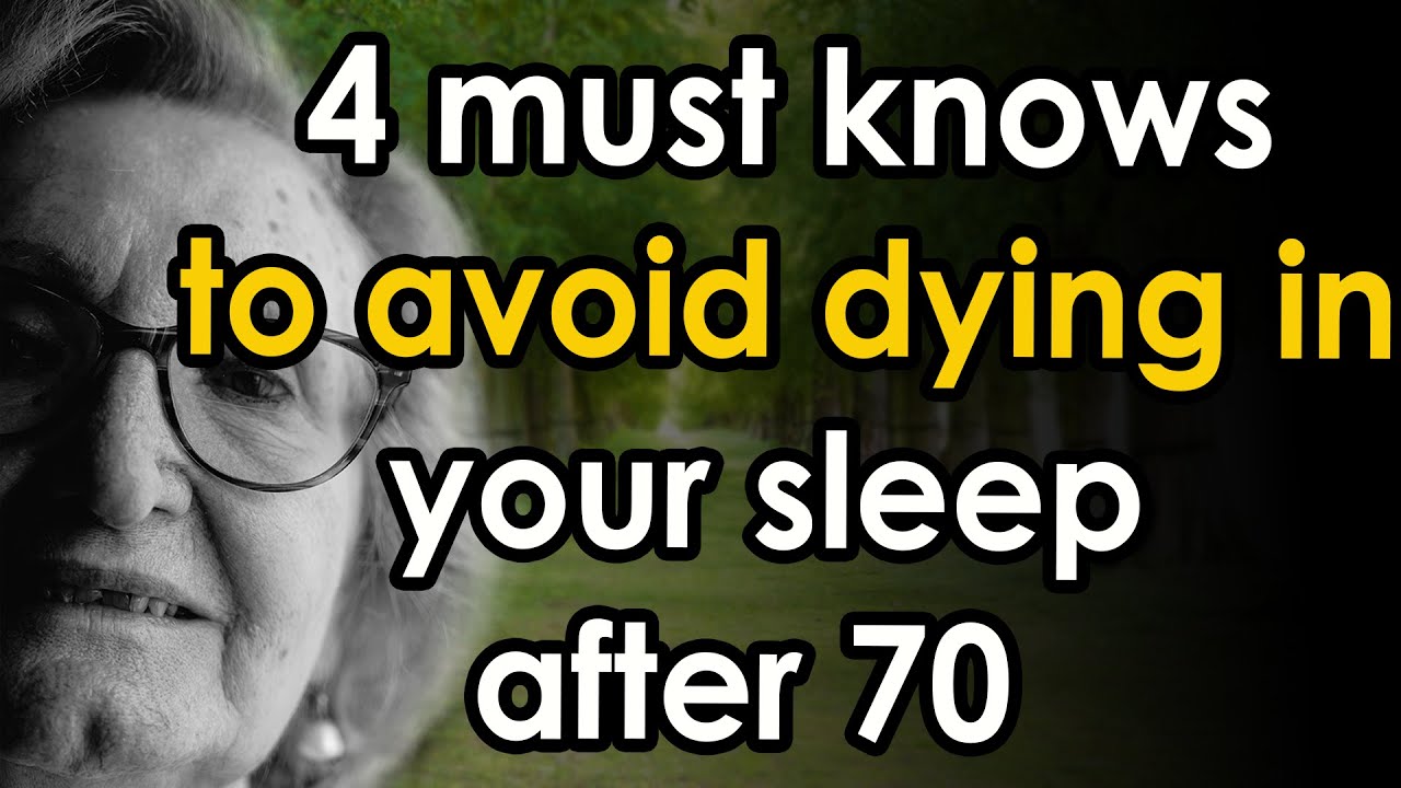 4 must know habits to prevent dying in your sleep after turning 70 ...