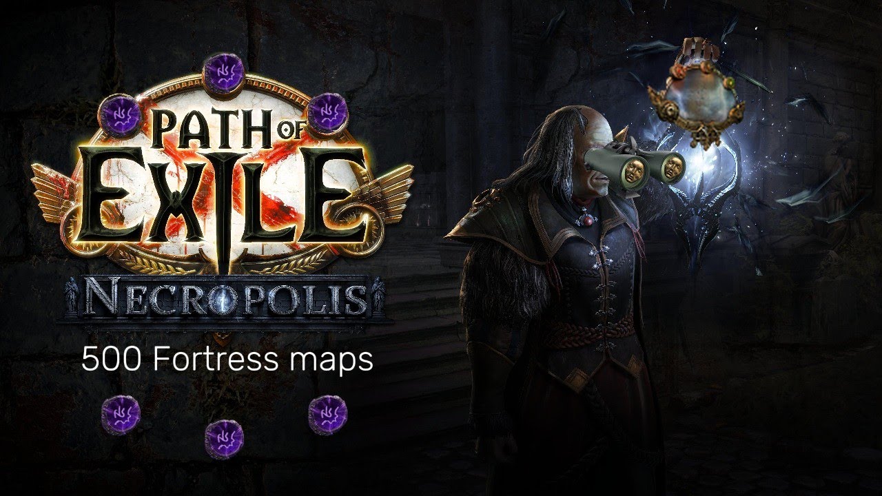 500 Fortress maps results Necropolis league [PoE 3.24] - YouTube