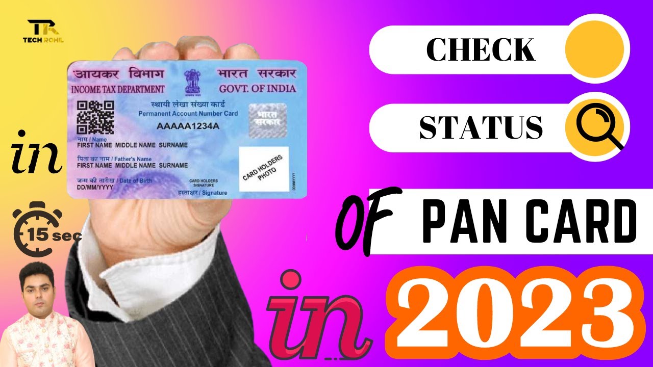 How to Check Status of Pan Card Application in 2024 | How to Track Pan ...