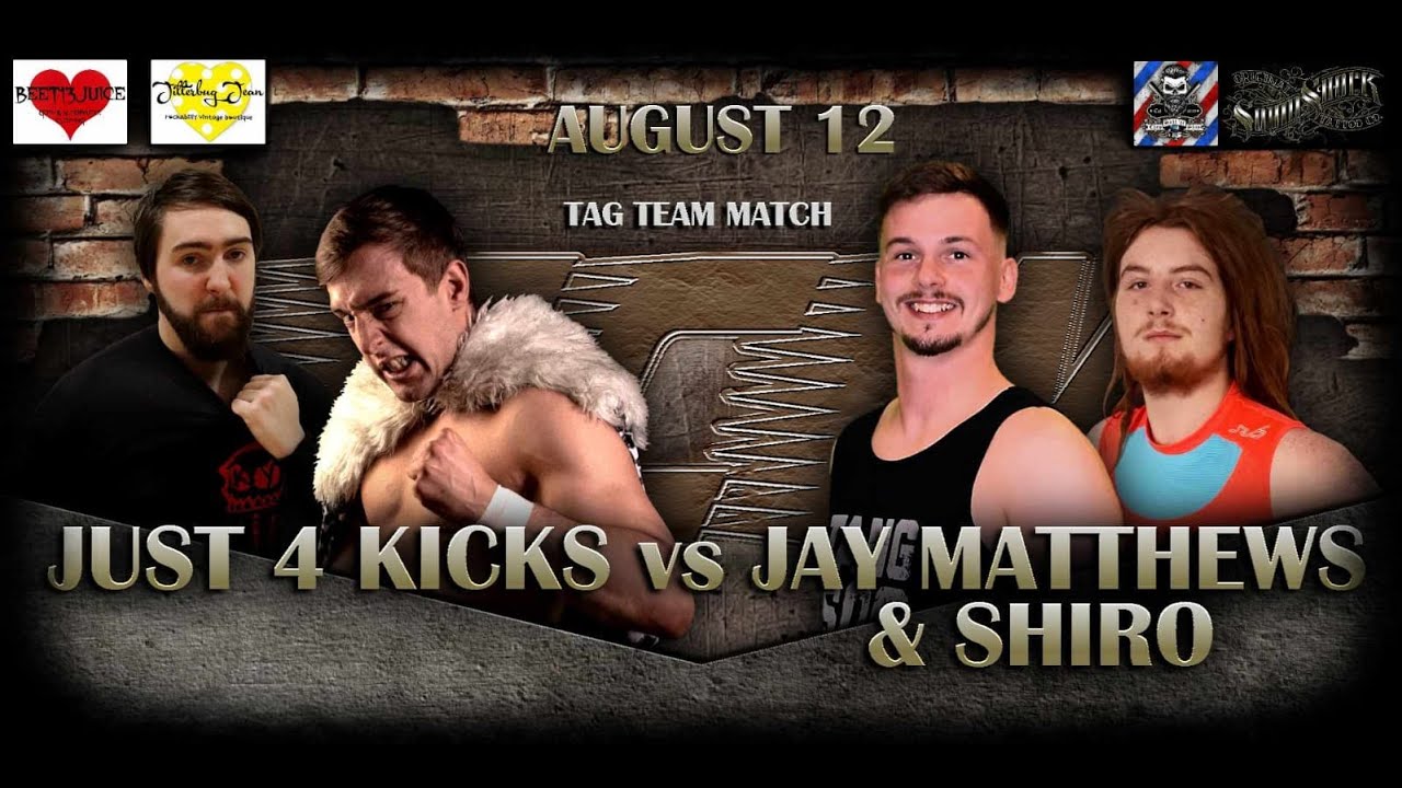 Jay Matthews & Shiro VS Just 4 Kicks - FCW 12/08/23 - YouTube
