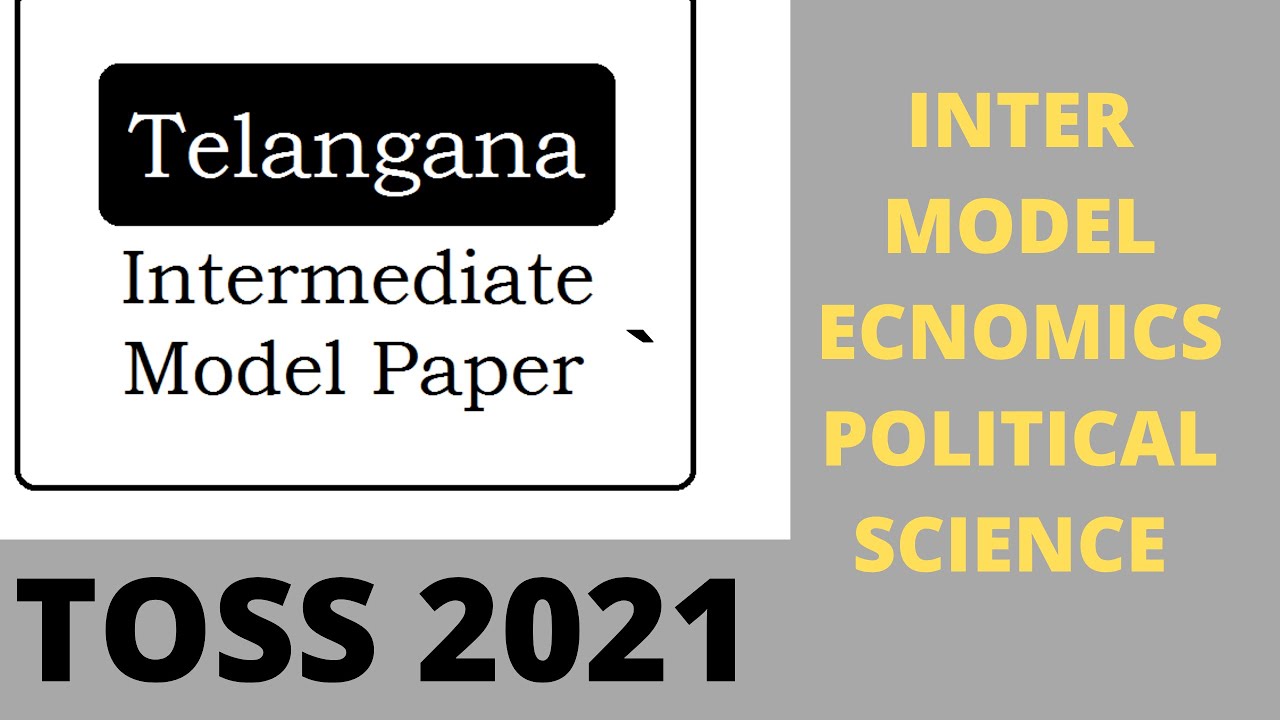 Toss Intermediate Model Papers 2021 Economic & Political Science | Toss ...