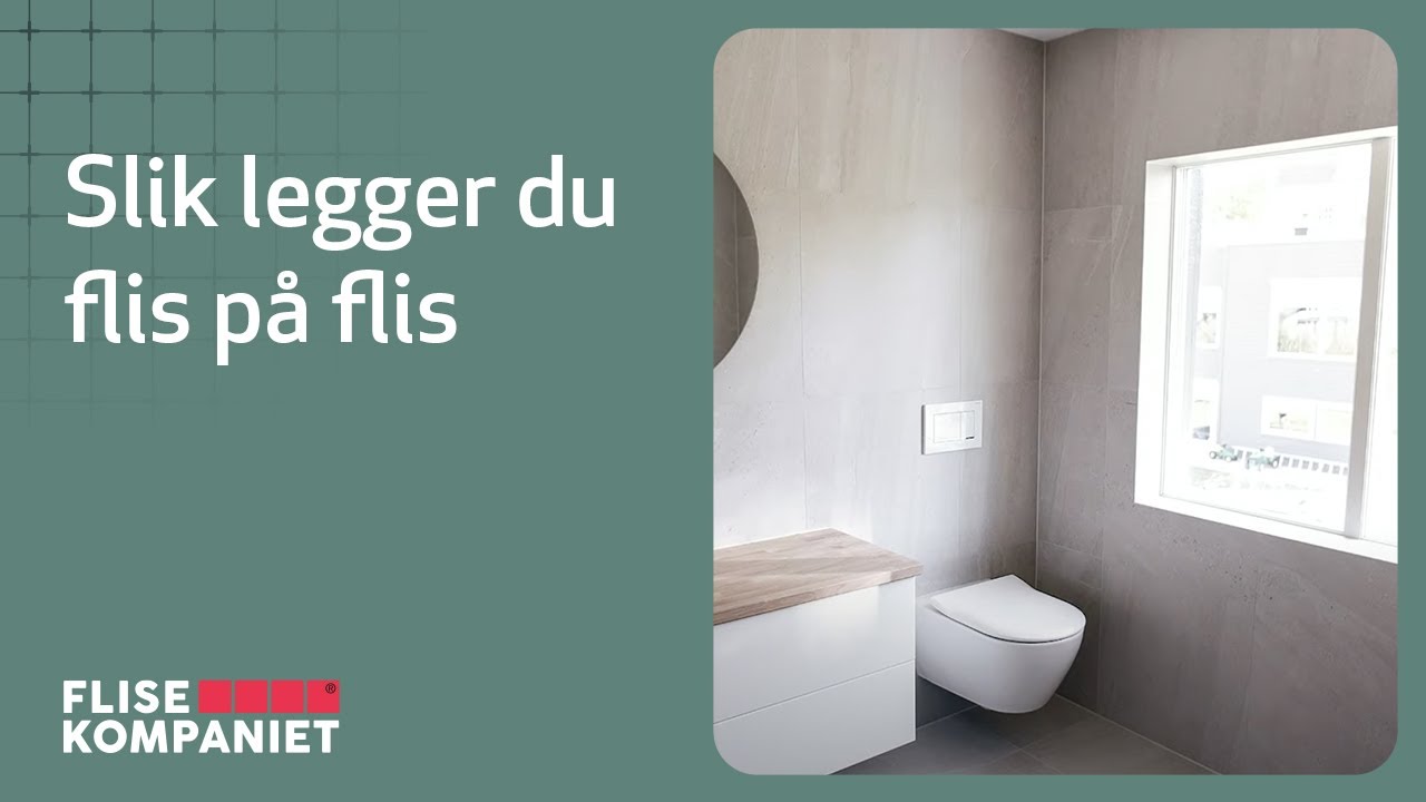 Nytt bad på én uke med flis på flis - Flisekompaniet - YouTube