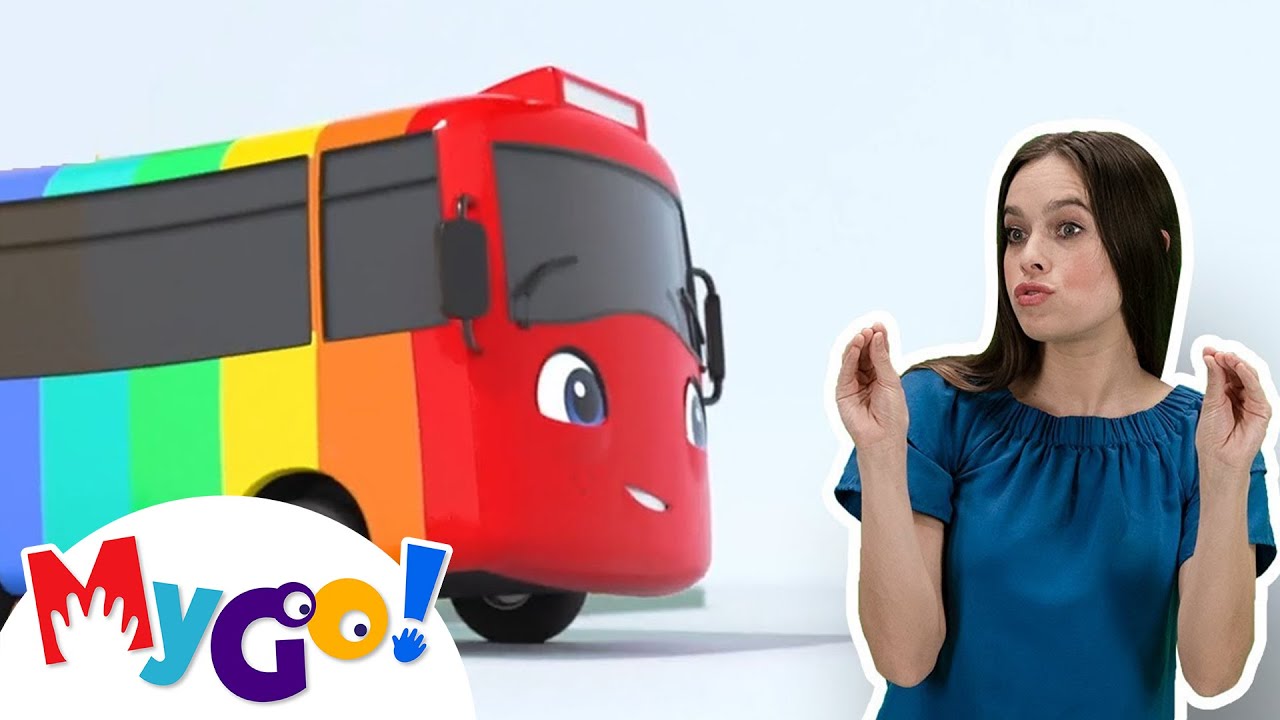 Buster Changes Color +More | MyGo! Sign Language For Kids | Go Buster ...