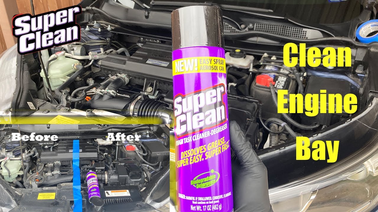 DIY - Fastest and Easiest Way To Clean Your Cars Engine Bay - YouTube