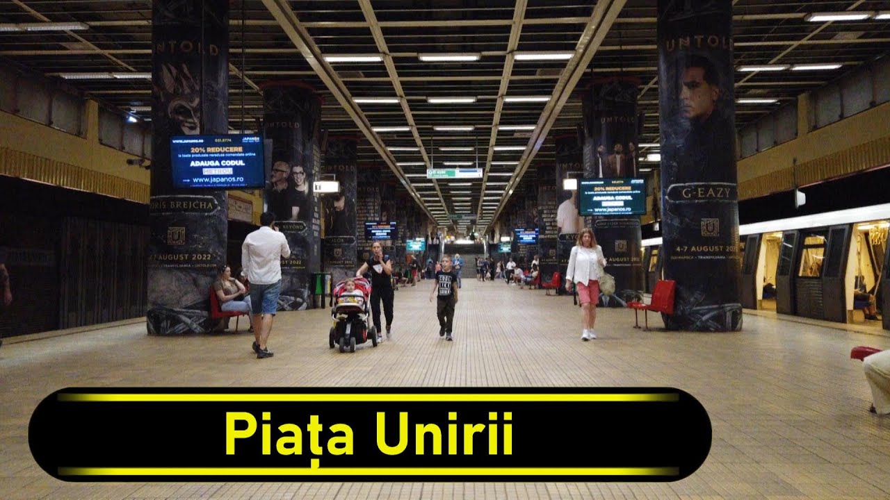 Metro Station Piața Unirii - Bucharest 🇷🇴 - Walkthrough 🚶 - YouTube