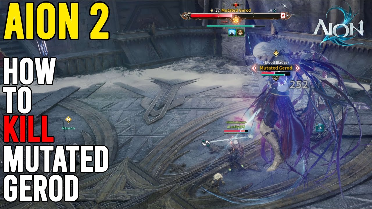 AION 2 HOW TO KILL Mutated Gerod - Guide - YouTube