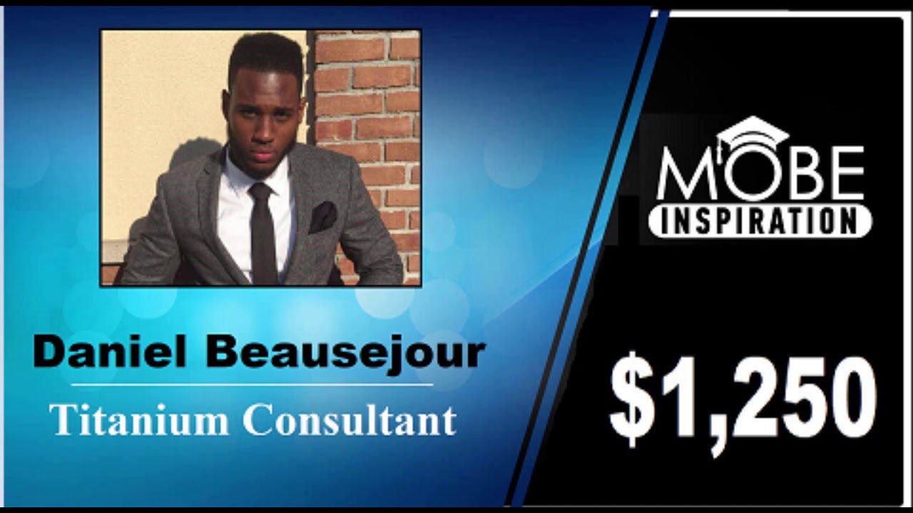 Titanium Consultant Daniel Beausejour Earns $1,250 - YouTube