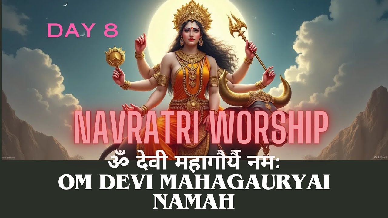 🕉️ Goddess Mahagauri Mantra | Navratri 🕉️ | Day 8 - YouTube