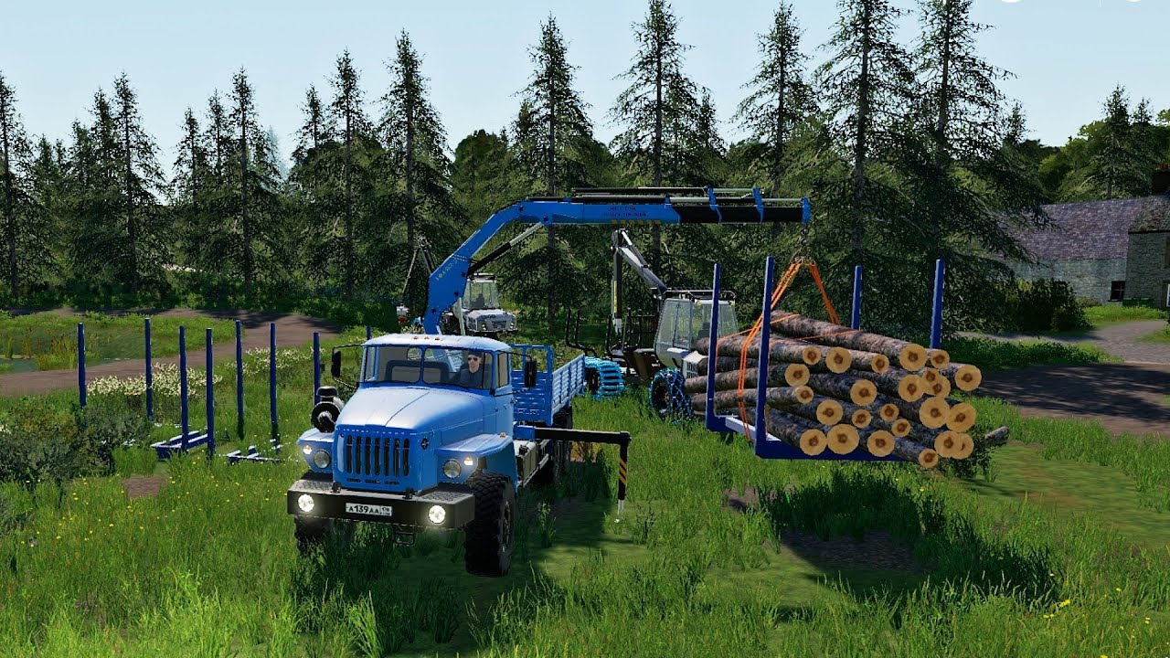 FS19 - Map Chellington Valley 009 - Forestry and Farming - YouTube