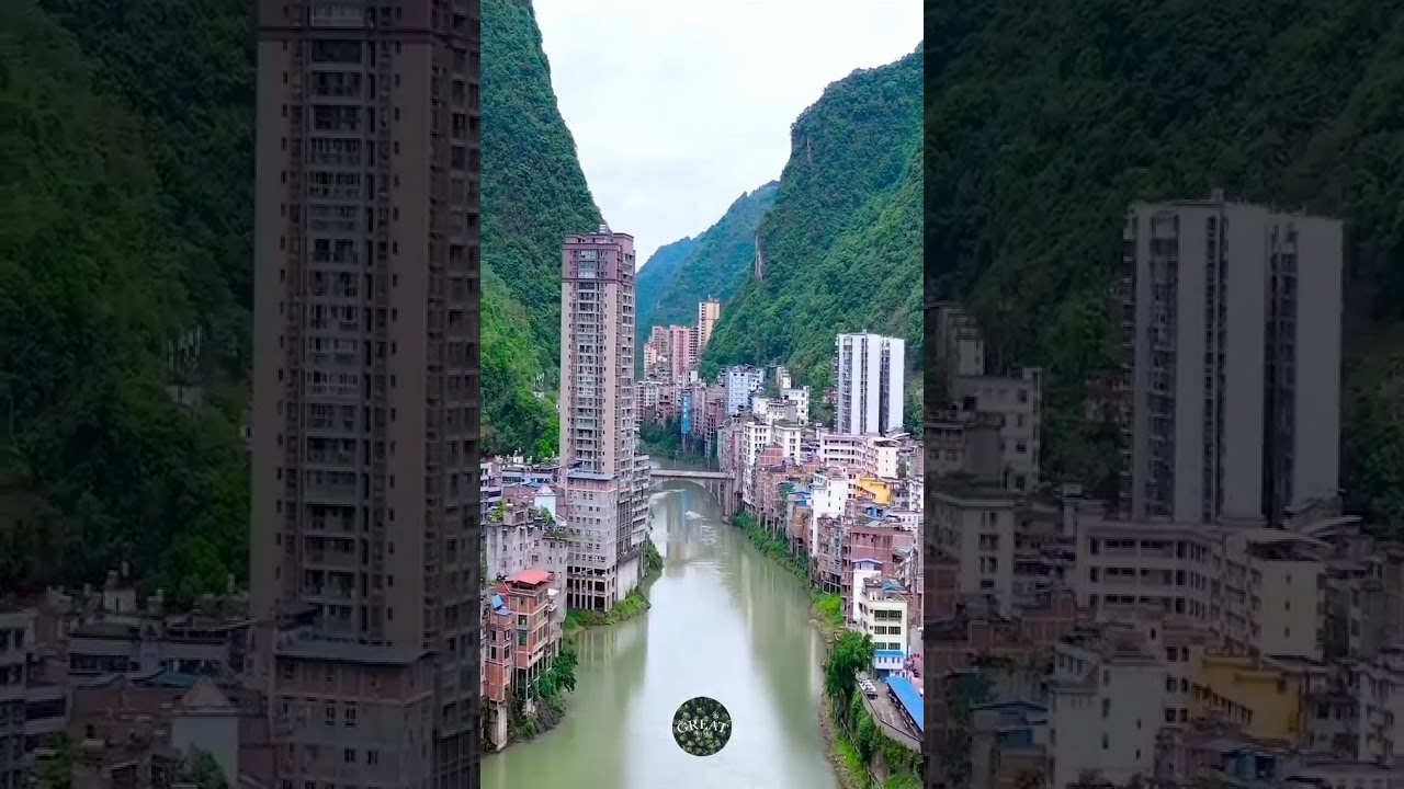 World's narrowest city | Yanjin | Yunan china | Nanxi river - YouTube
