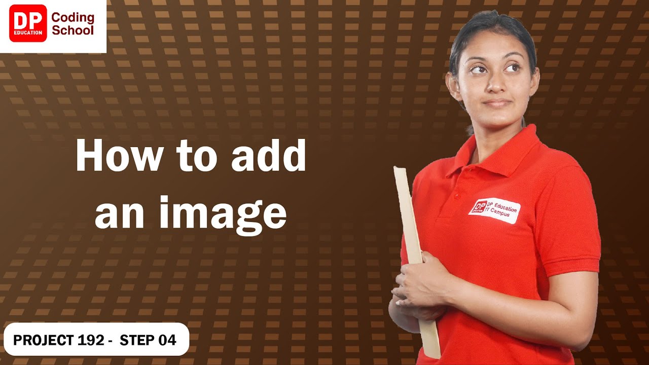 Project 192 Step 4 - How to add an image - YouTube