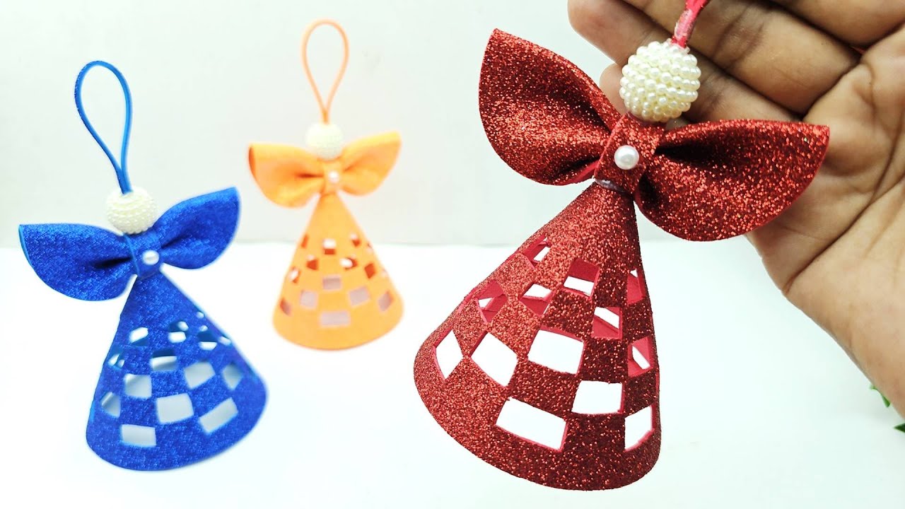 Glitter Foam Sheets Craft Ideas | How to Make an Angel With Glitter ...