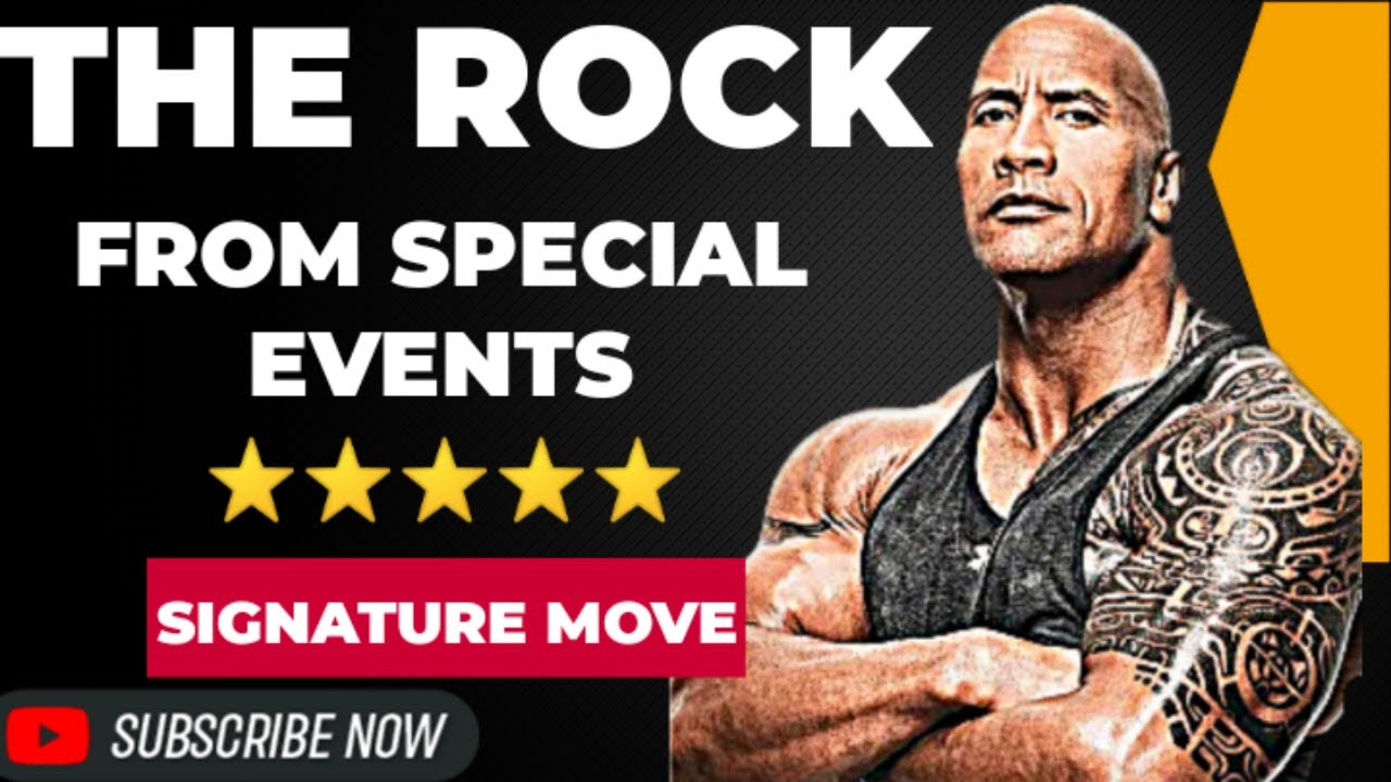 Full Match - THE ROCK II ROCK SIGNATURE MOVES II SPECIAL EVENT - YouTube