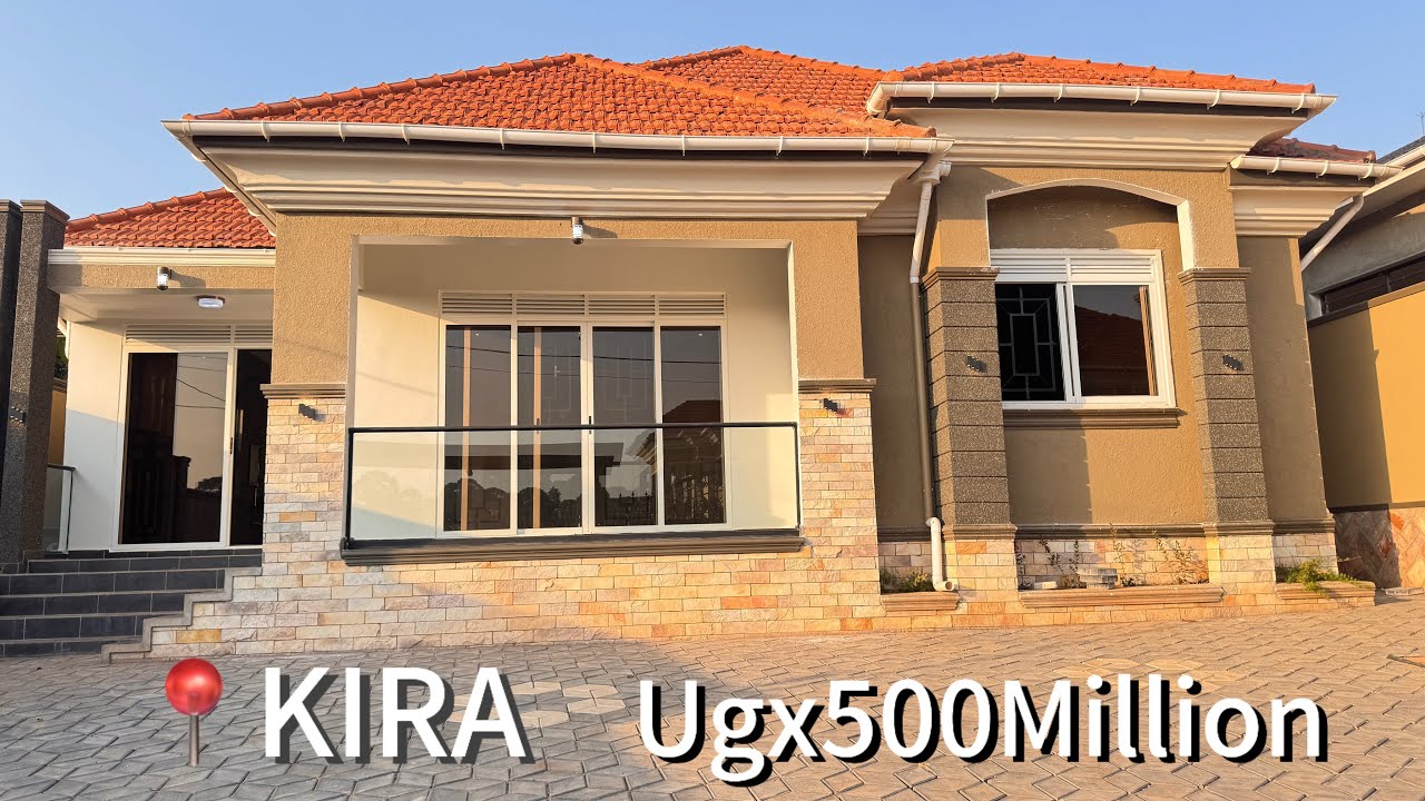SIMPLE YET BEAUTIFUL 4 BEDROOM BUNGALOW HOUSE IN KIRA 500M ugx - YouTube