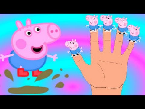 Peppa Pig Finger Family Nursery Rhymes for Children Cartoon English ...