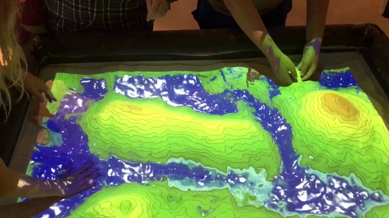 Topography Learning Table - YouTube