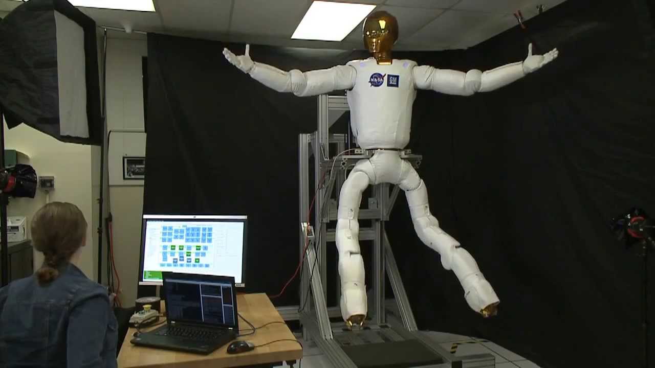 Climbing Legs Added for NASA's Robot Astronaut - YouTube