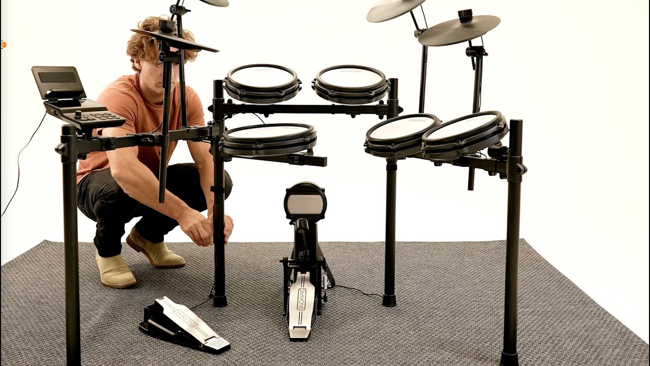 Simmons Titan 50 B-EX Drum Kit Assembly - YouTube