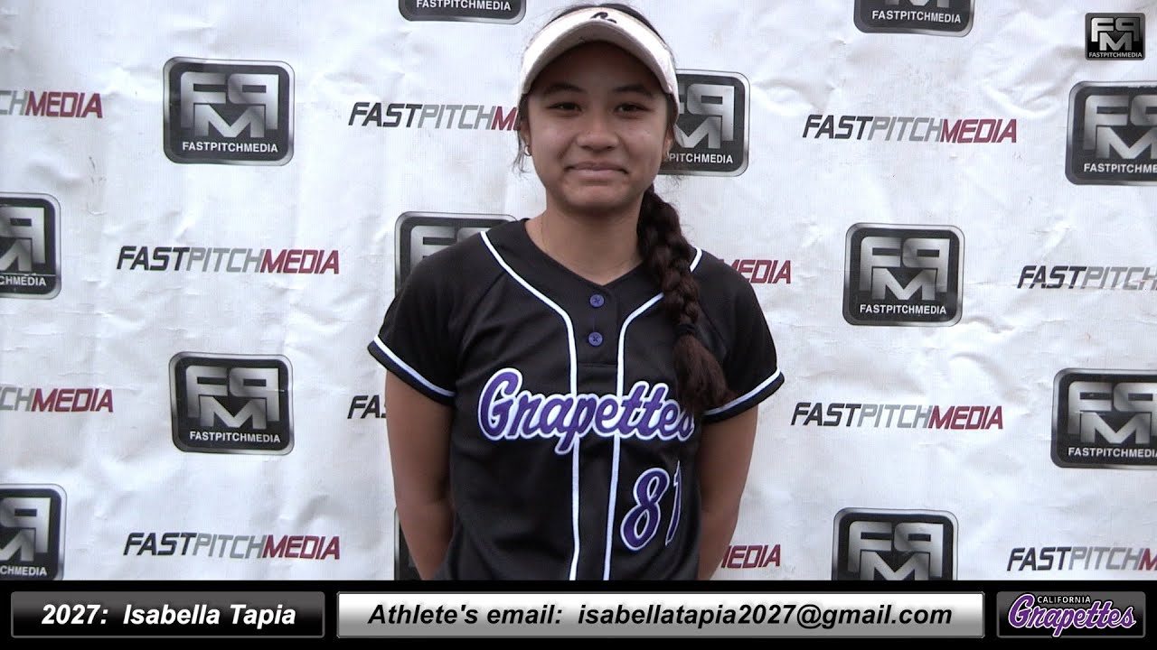 2027 Isabella Tapia 4.0 GPA - Third Base Recruiting Softball Skills ...
