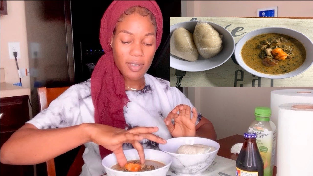 African Food | Togolese Peanut Butter Soup | Emakoumé Mukbang - YouTube