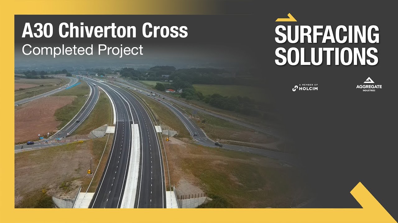 A30 Resurfacing - Carland Cross to Chiverton Cross - YouTube